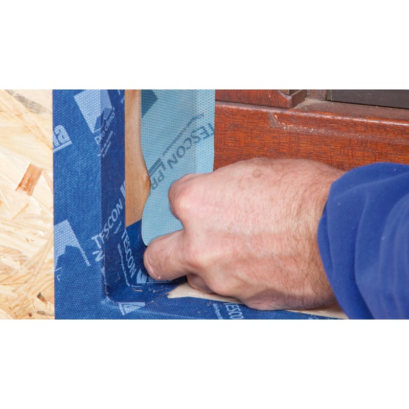 Tescon Profil : Ruban Adhésif d'Angle pour Étanchéité à l'Air